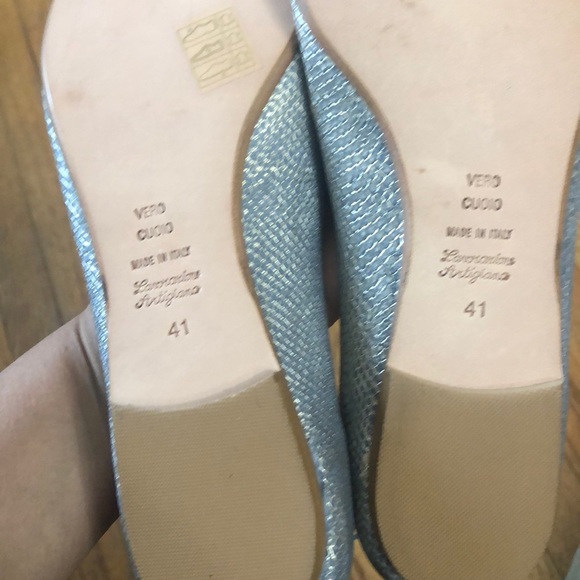 White Mountain | Shoes | Summit Silver Ballet Flat Size Nwot | Poshmark